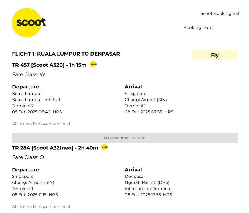 【搭乗記】クリスフライヤー・ゴールドでかなり快適！Scootでクアラルンプール〜シンガポール〜バリ（TR457便&TR284便） | 陸 ...